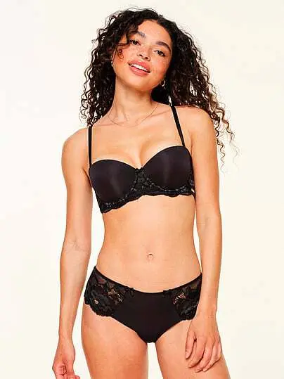 Victoria's Secret Adore Me Lyza Balconette Bra - Black