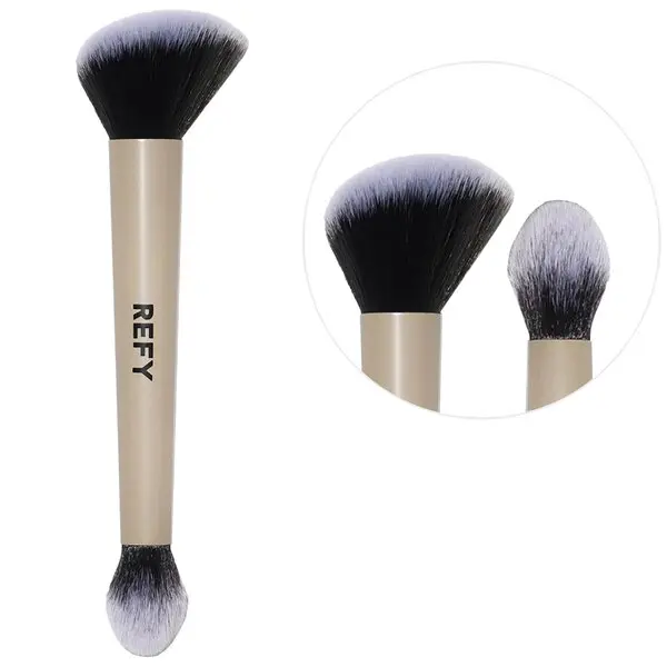REFY Dual Ended Complexion Brush - One-color