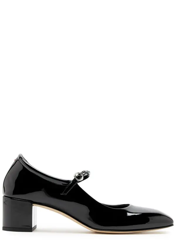 AeydĒ Aline Patent Leather Mary Jane Pumps