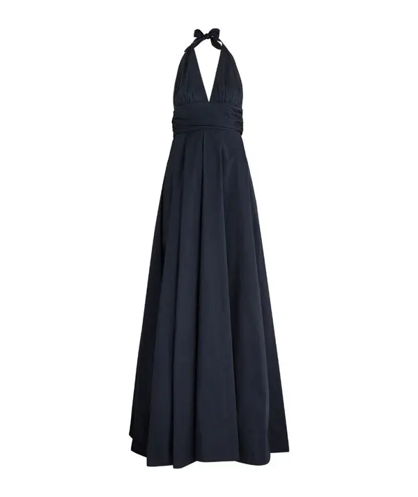 Bernadette Monroe Halterneck Taffeta Gown