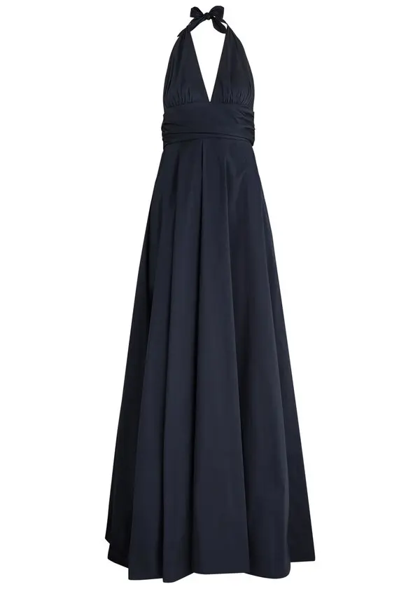 Bernadette Monroe Halterneck Taffeta Gown