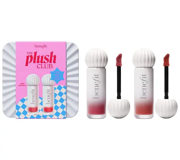 BENEFIT COSMETICS The Plush Club Moisturizing Matte Lip T Int Duo - One-color