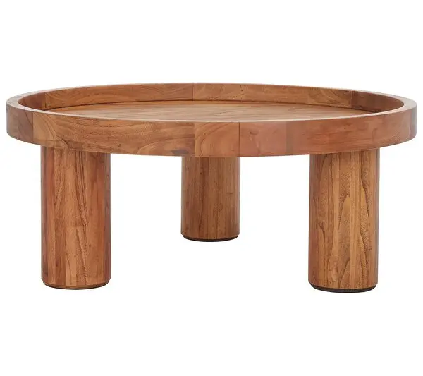 SAFAVIEH Meek 3 Leg Round Coffee Table - One-color