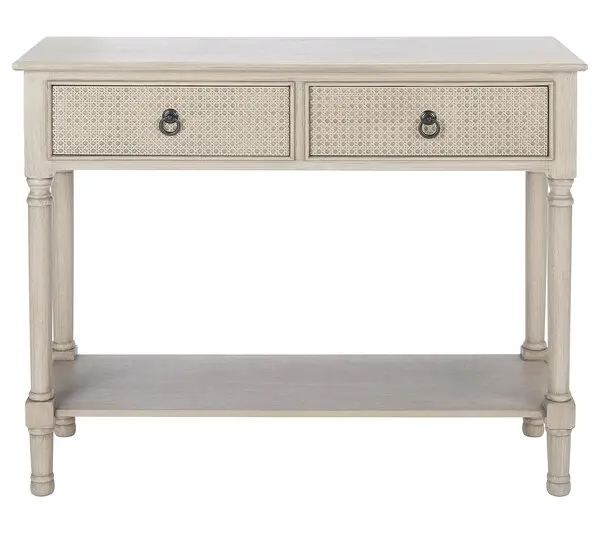 SAFAVIEH Haines 2 Drawer Console Table - One-color