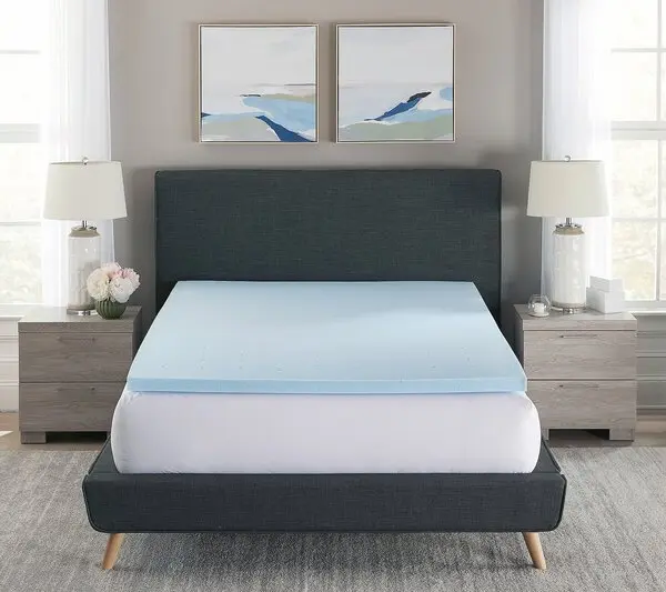 BODIPEDIC 2' Gel-infused Memory Foam Mattress T Opper, Queen