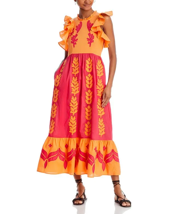 slim fit dress slacks Exclusive Shadow Bloom Marina Bazaar Dress main image 1
