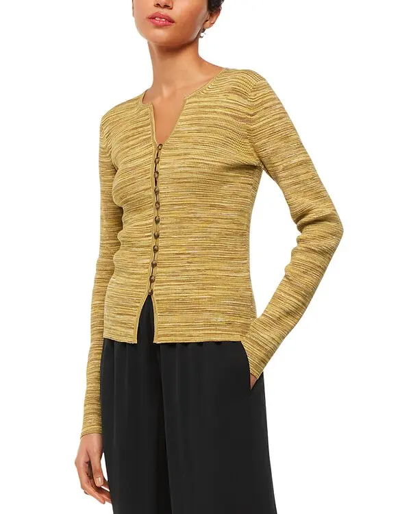 Whistles Spacedye Button-front Cardigan