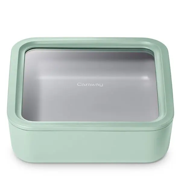 CARAWAY 10 Cup Nonstick Square Glass Food Container - Mist