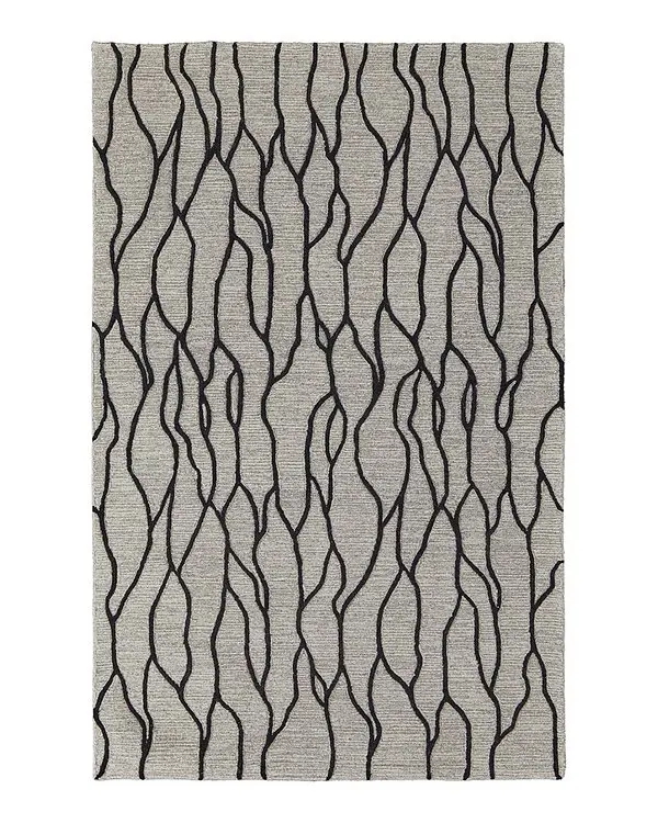 FEIZY Enzo 7428734f Area Rug, 5' X 8 - Ivory/black