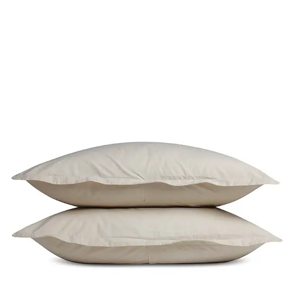 PARACHUTE Brushed Cotton King Sham, Set Of 2 - Bone