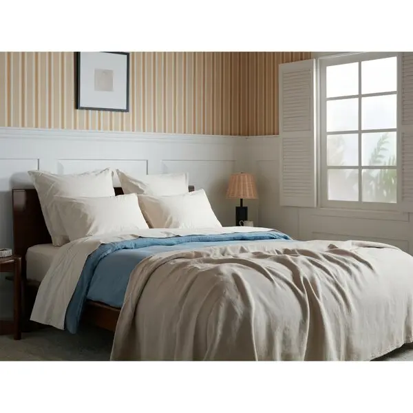 PARACHUTE Percale Top Sheet, King/california King
