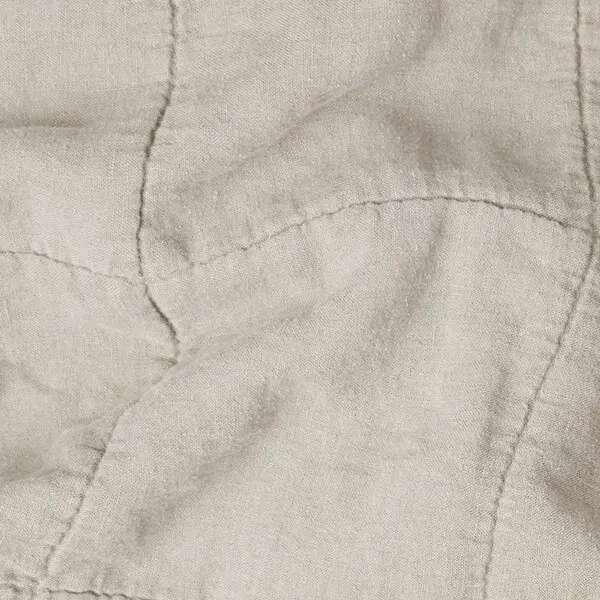 PARACHUTE Linen Box Quilt, King/california King - Bone
