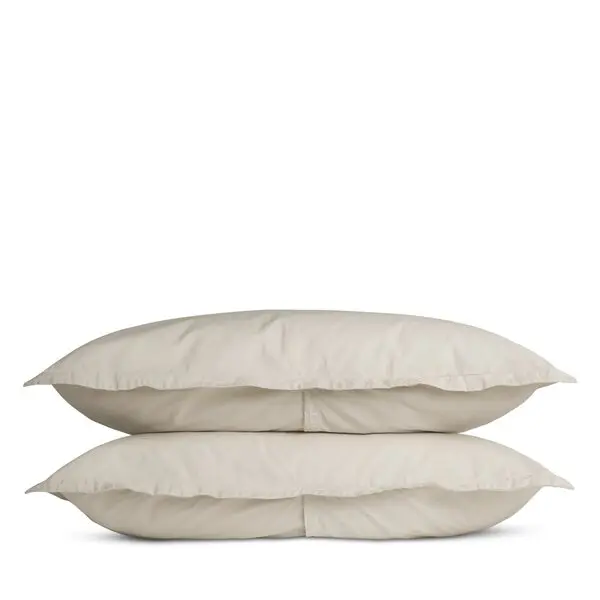 PARACHUTE Percale King Sham, Set Of 2 - Bone
