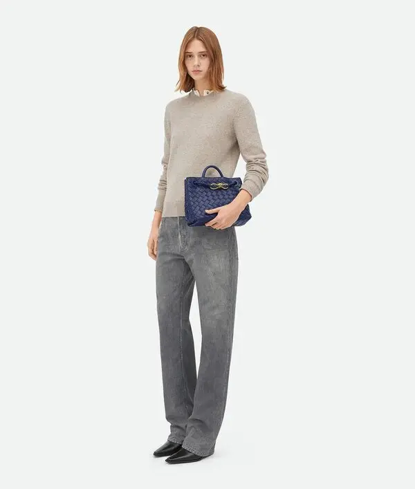 Bottega Veneta Intrecciato Leather Top Handle Bag