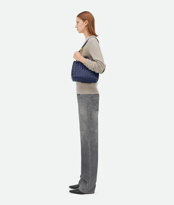 Bottega Veneta Intrecciato Leather Top Handle Bag
