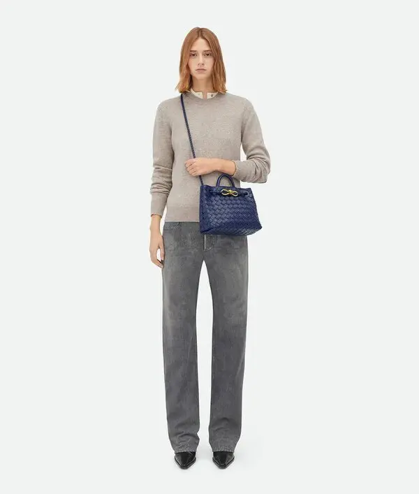 Bottega Veneta Intrecciato Leather Top Handle Bag