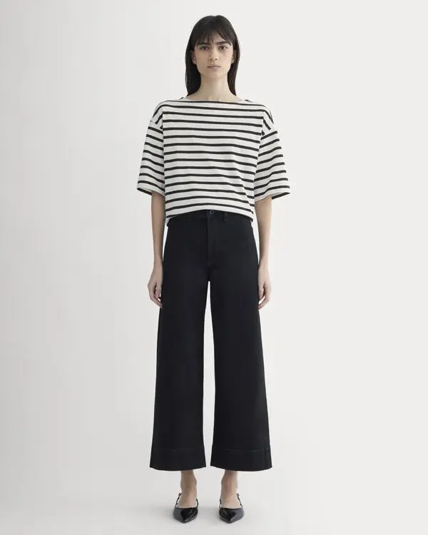 Everlane Mariner Cropped Jean - Black