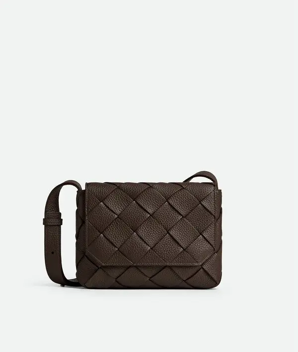Bottega Veneta Diago Intreccio Leather Cross-body Bag - Old Wood