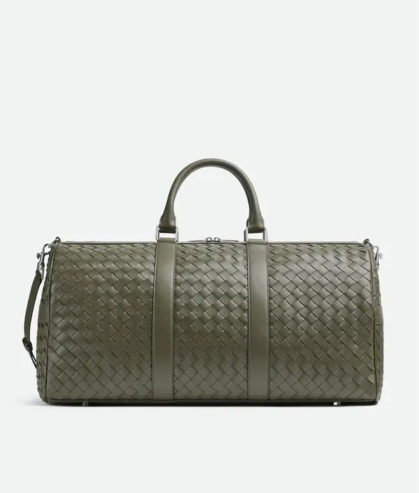 BOTTEGA  VENETA Intrecciato Cabin Duffle - Crocodile