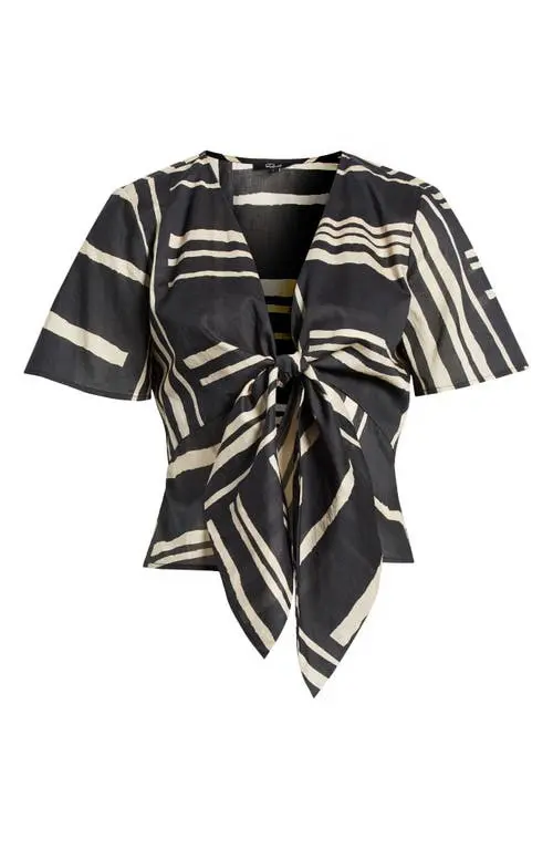 Rails Tia Directional Stripe Cotton Top
