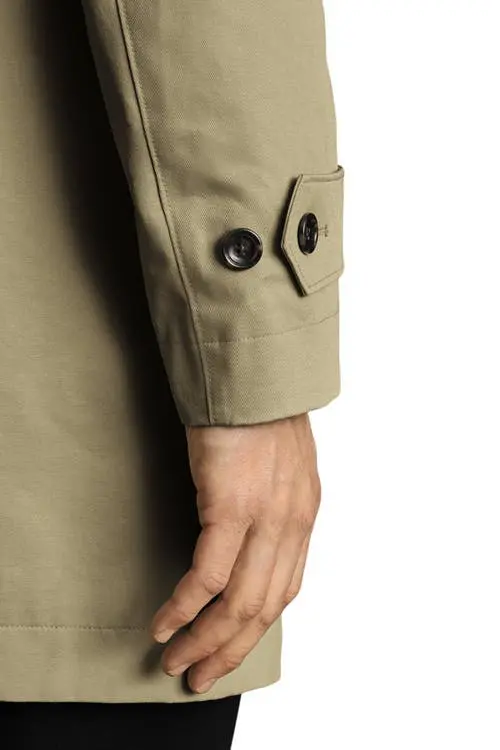 CHARLES TYRWHITT Classic Cotton Raincoat - Limestone