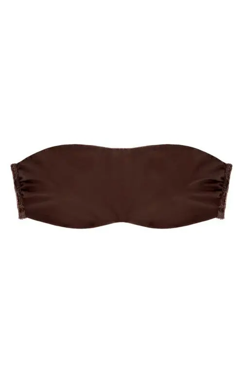 JOURNELLE Estelle Mixed Media Bandeau - Chocolat