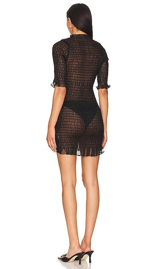 APRES STUDIO Ruched Mini Dress