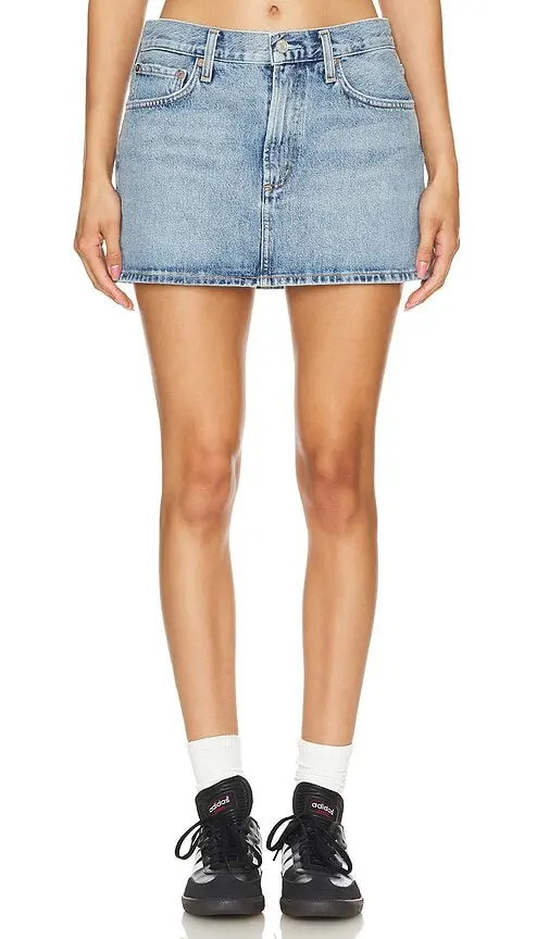 AGOLDE Alek Mini Skirt - Force