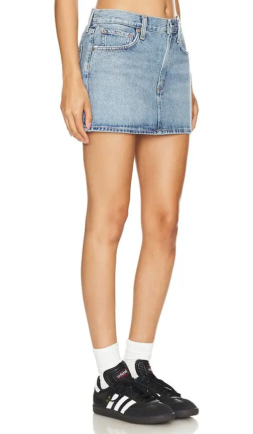 AGOLDE Alek Mini Skirt - Force