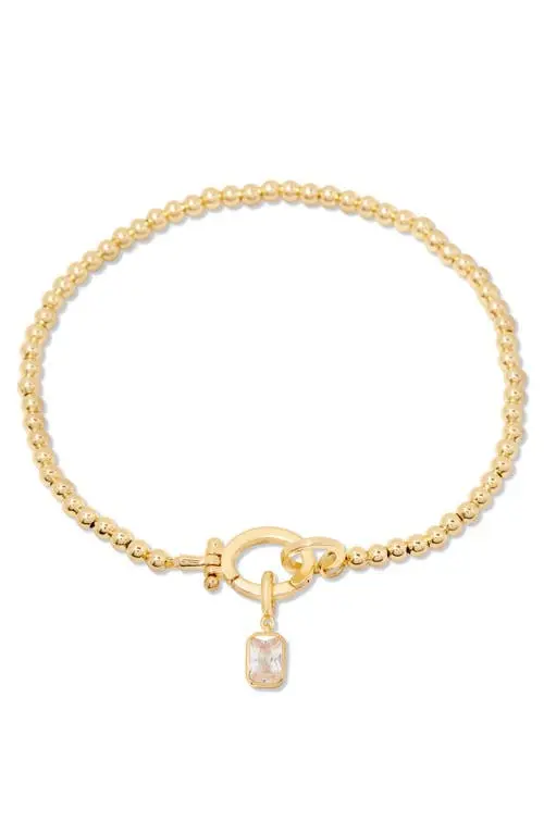 BROOK & YORK Mackenzie Birthstone Bracelet - Gold - April