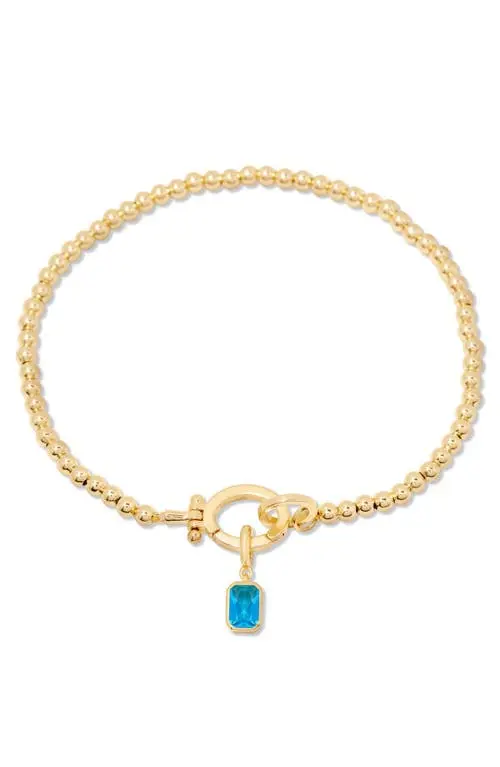 BROOK & YORK Mackenzie Birthstone Bracelet - Gold - December