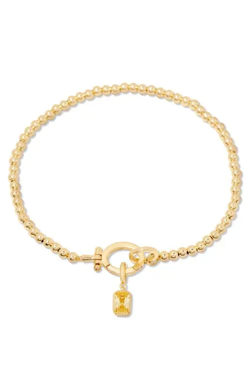 BROOK & YORK Mackenzie Birthstone Bracelet - Gold - November