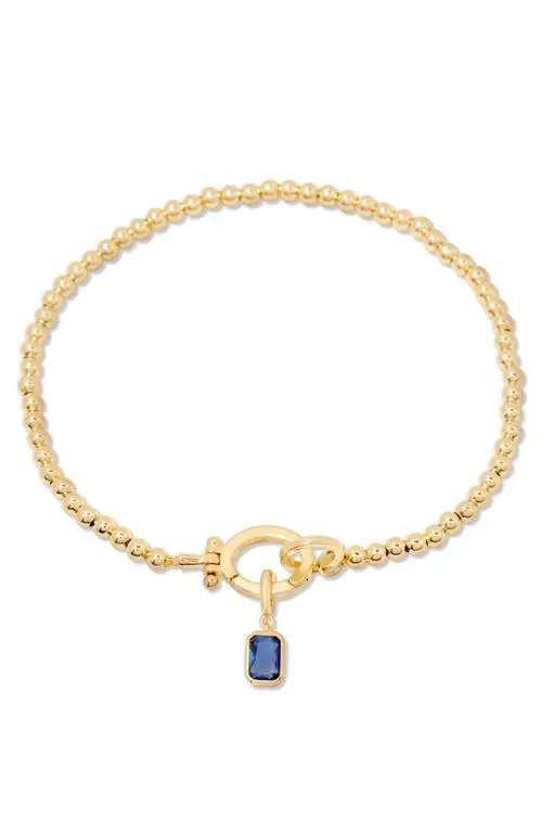 BROOK & YORK Mackenzie Birthstone Bracelet - Gold - September