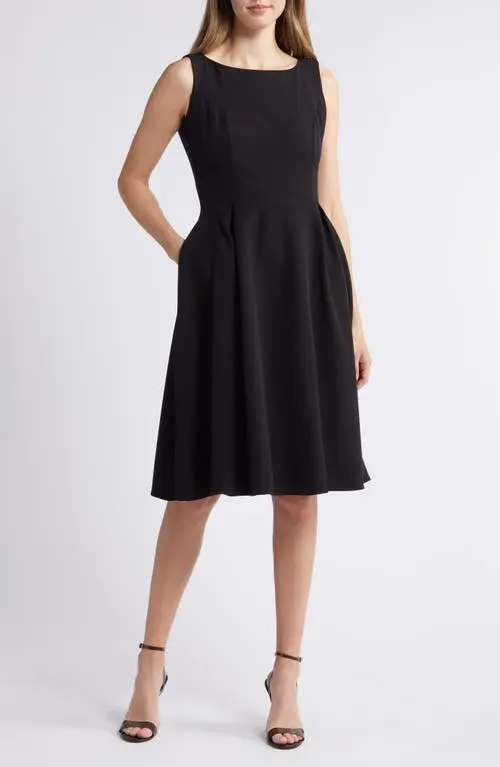 NIKKI LUND Clara Bateau Neck Dress
