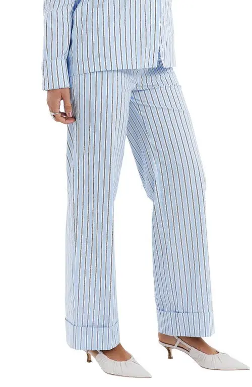 MISTRESS ROCKS Stripe Baggy Pants