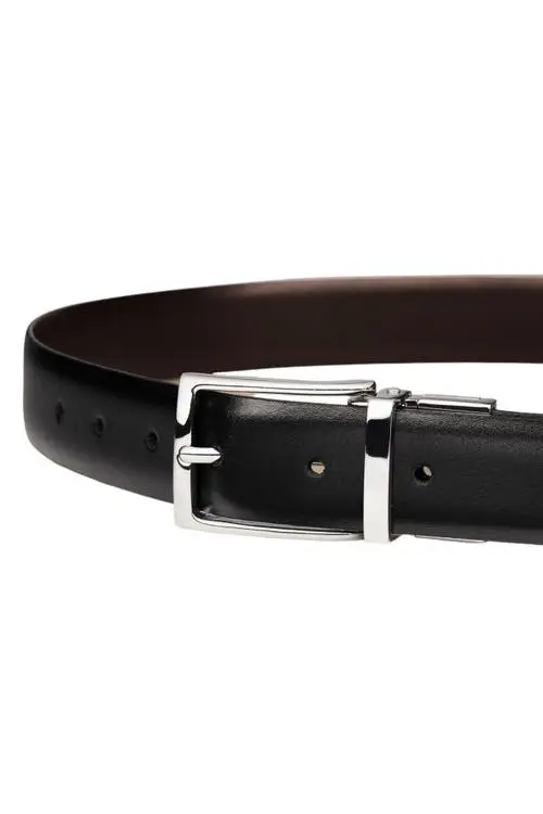 CHARLES TYRWHITT Reversible Leather Belt - Black