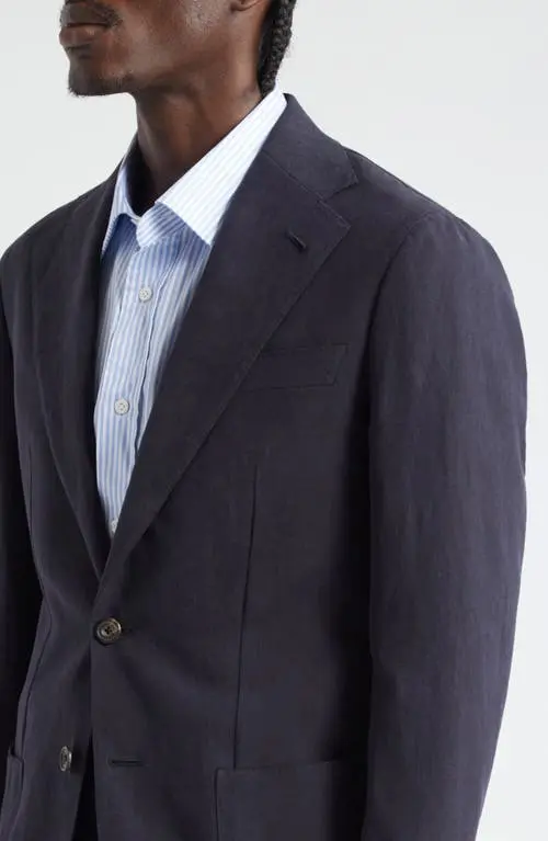 Thom Sweeney Notched Lapel Linen Sport Coat