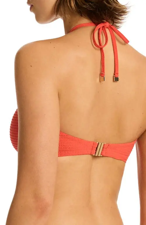 SEA LEVEL Messina Ring Bandeau Bikini Top