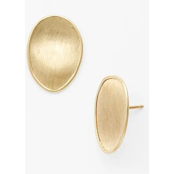 Marco Bicego Lunaria Large Stud Earrings - 18k Yellow Gold