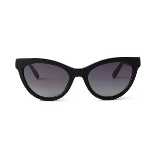 Mulberry Lily Bio Acetate Cat Eye Sunglasses - Black