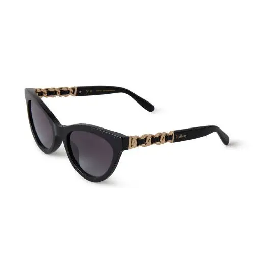 Mulberry Lily Bio Acetate Cat Eye Sunglasses - Black