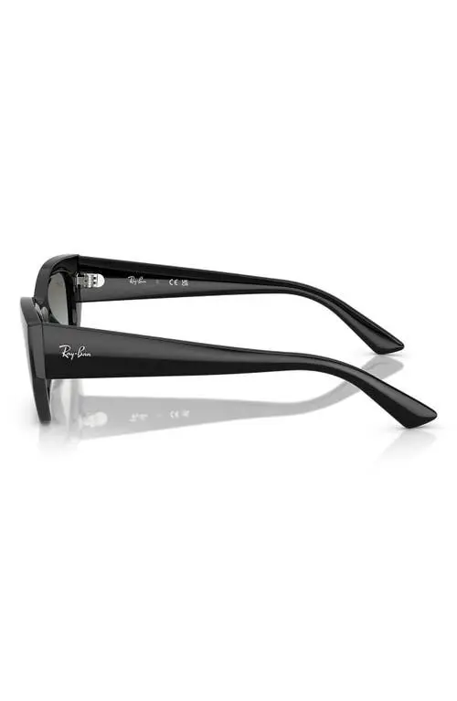 Ray-ban Zena Butterfly Sunglasses - Black/gradient Grey