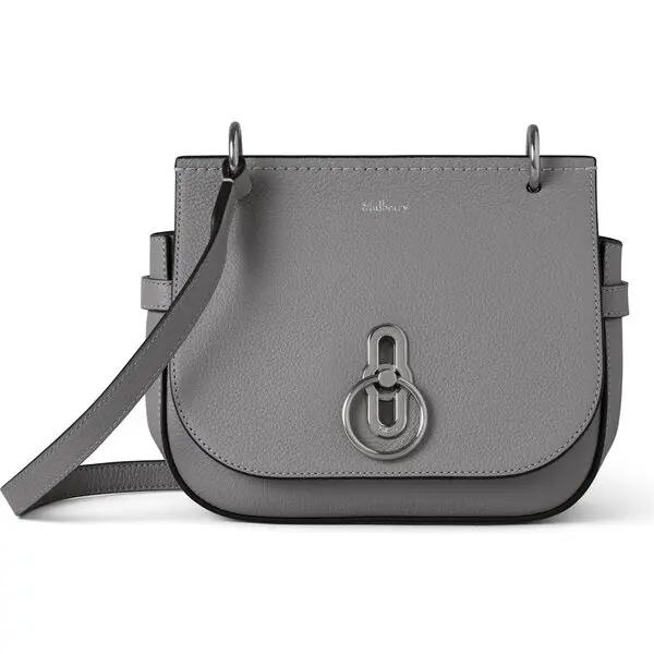 Mulberry Small Amberley Satchel - Pale Grey