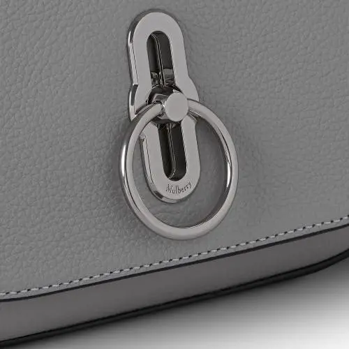 Mulberry Small Amberley Satchel - Pale Grey