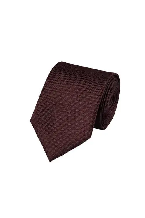 CHARLES TYRWHITT Silk Stain Resistant Neck Tie - Burgundy Red