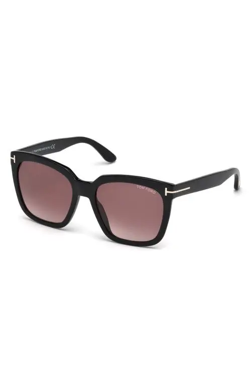 TOM FORD Amarra Square Frame Sunglasses