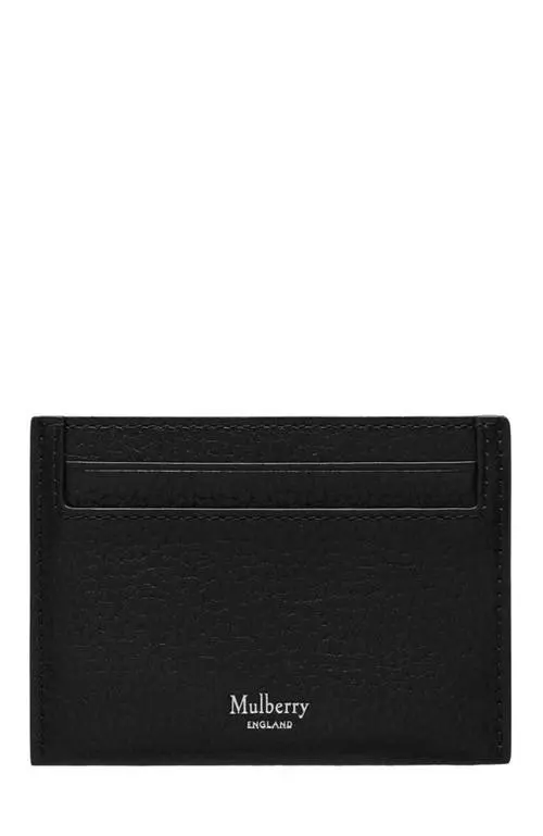 Mulberry Leather Card Case - Black