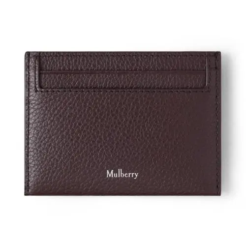 Mulberry Leather Card Case - Ebony