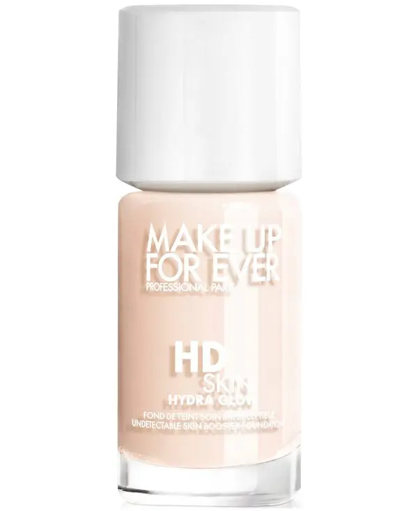 MAKE UP FOR EVER Hd Skin Hydra Glow Skincare Foundation With Hyaluronic Acid 1n00 Alabaster - 1n00 - Alabaster - For Very Fair Skin Wi