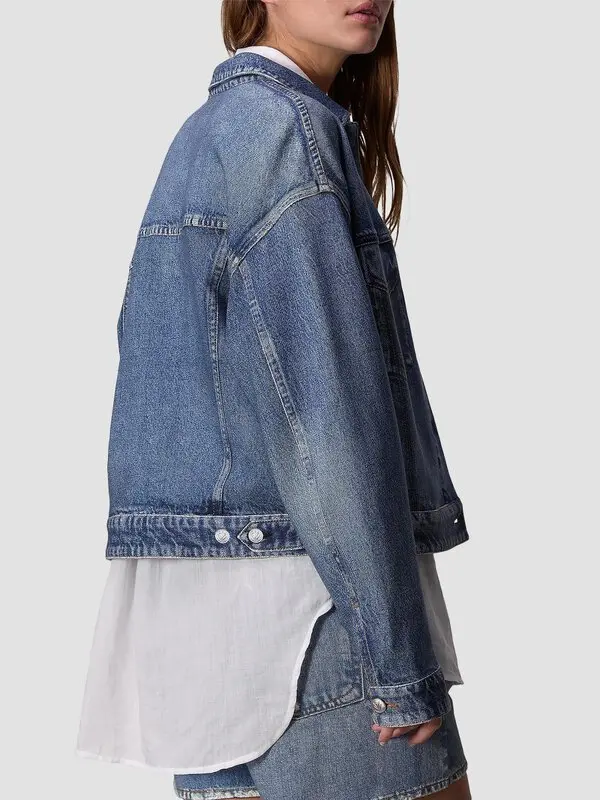 Rag & Bone Rb Miramar Denim Trucker Jacket - Walker